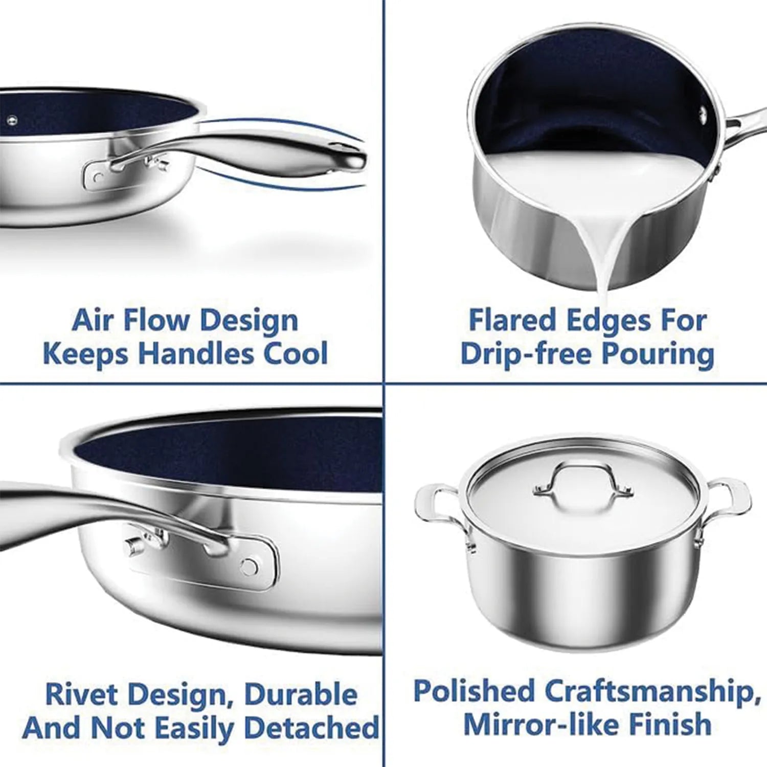 Best Induction Cookware: Nuwave® Pro-Smart Cookware 9-Piece