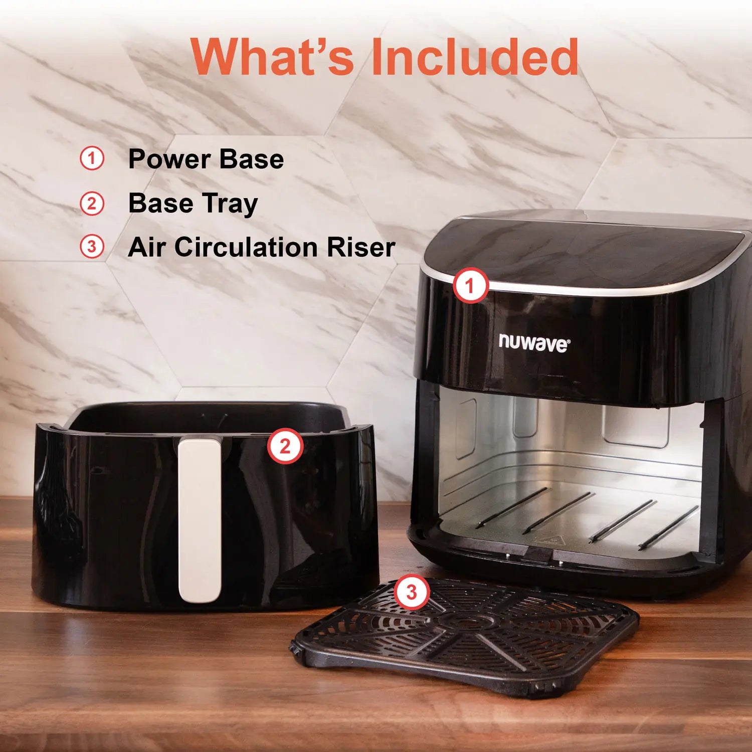 Nuwave® Brio Plus Air Fryer 8 Qt — Digital Touch, 5 Cook Functions
