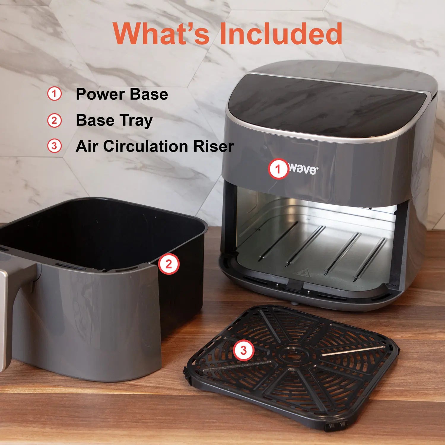Nuwave® Brio Plus Air Fryer 8 Qt — Digital Touch, 5 Cook Functions
