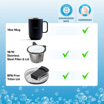Nuwave Smart Mug – Precision Temperature & Built-In Brewing