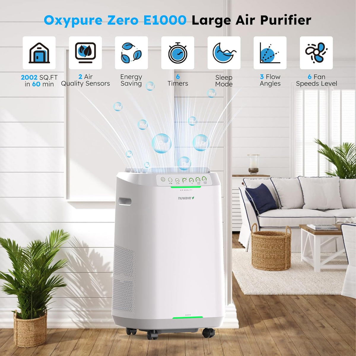 Nuwave OxyPure Zero Air Purifier: Breathe Easy, No Filter Costs